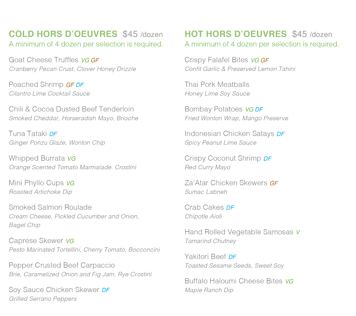 Infinity Convention Centre Food Menu - Infinity Convention Centre