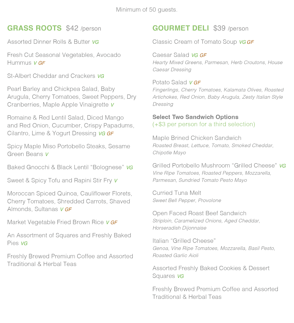 Infinity Convention Centre Food Menu - Infinity Convention Centre